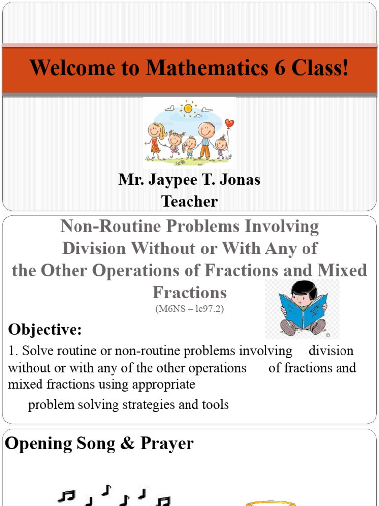 Mathematics 6 Lesson 4 | PDF