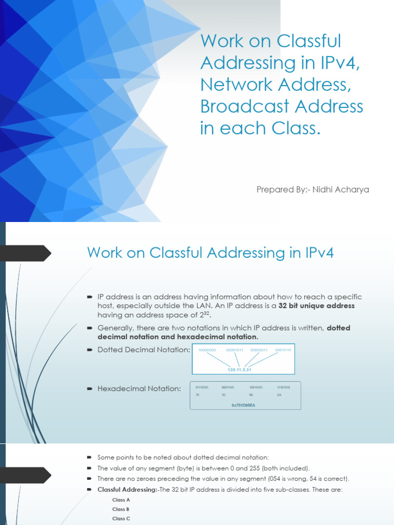 What Is IPv4 | PDF | Ip Address | Computer Network