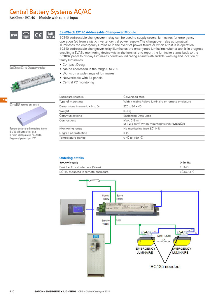 EC140 Datasheet | PDF | Relay | Electrical Components