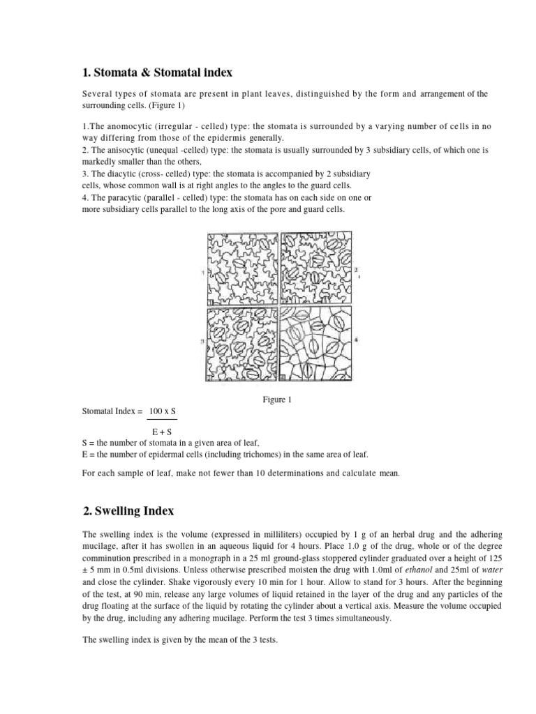 General Chapter On Pharmacognosy Revised IP Format | PDF | Distillation | Stoma