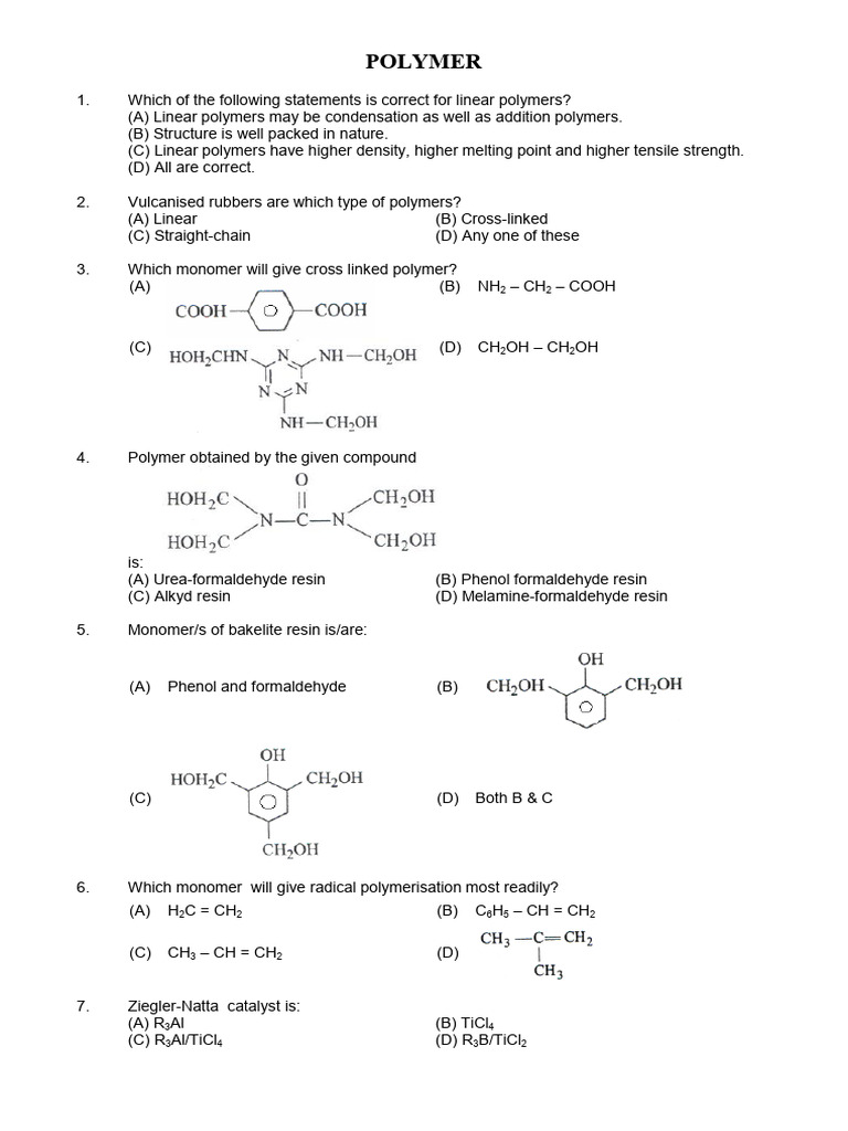 Glyptal and Cross-Linked Polymers | PDF | Polymers | Cross Link