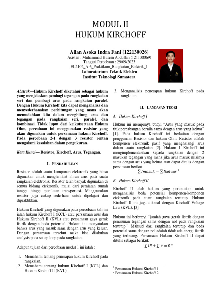 A-6 - Allan Asoka Indra Fani - 122130026 - Modul 2 - EL-2102 - Muhammad ...