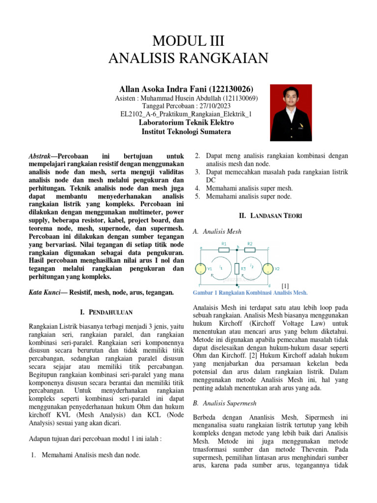 A-6 - Allan Asoka Indra Fani - 122130026 - Modul 3 - EL-2102 - Muhammad ...