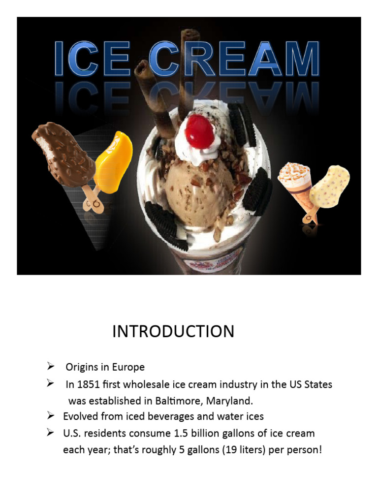Unit 2 Lec 12 Ice-Cream Chemistry Concepts | PDF | Ice Cream | Cream