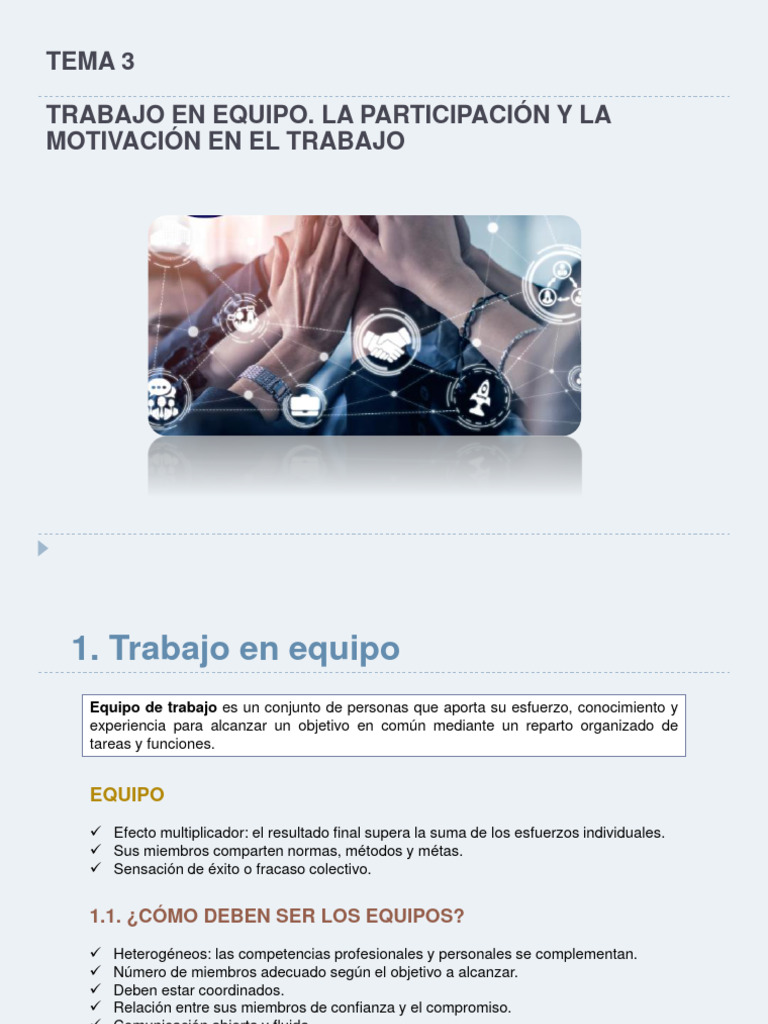 Tema 3 RRHH y RSC | PDF | Motivación | Motivacional