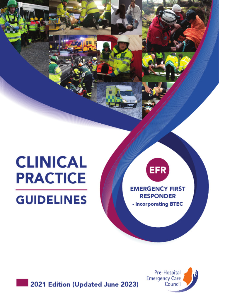 Phecc CPG 2021 - Efr-Btec v1 Final RC 26072023 | PDF | Emergency ...
