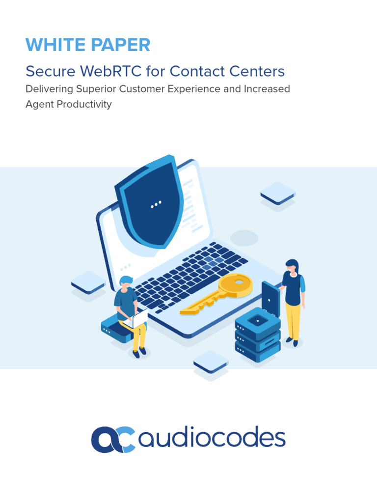 Secure WebRTC For Contact Centers - White Paper Final | PDF | Session Initiation Protocol ...