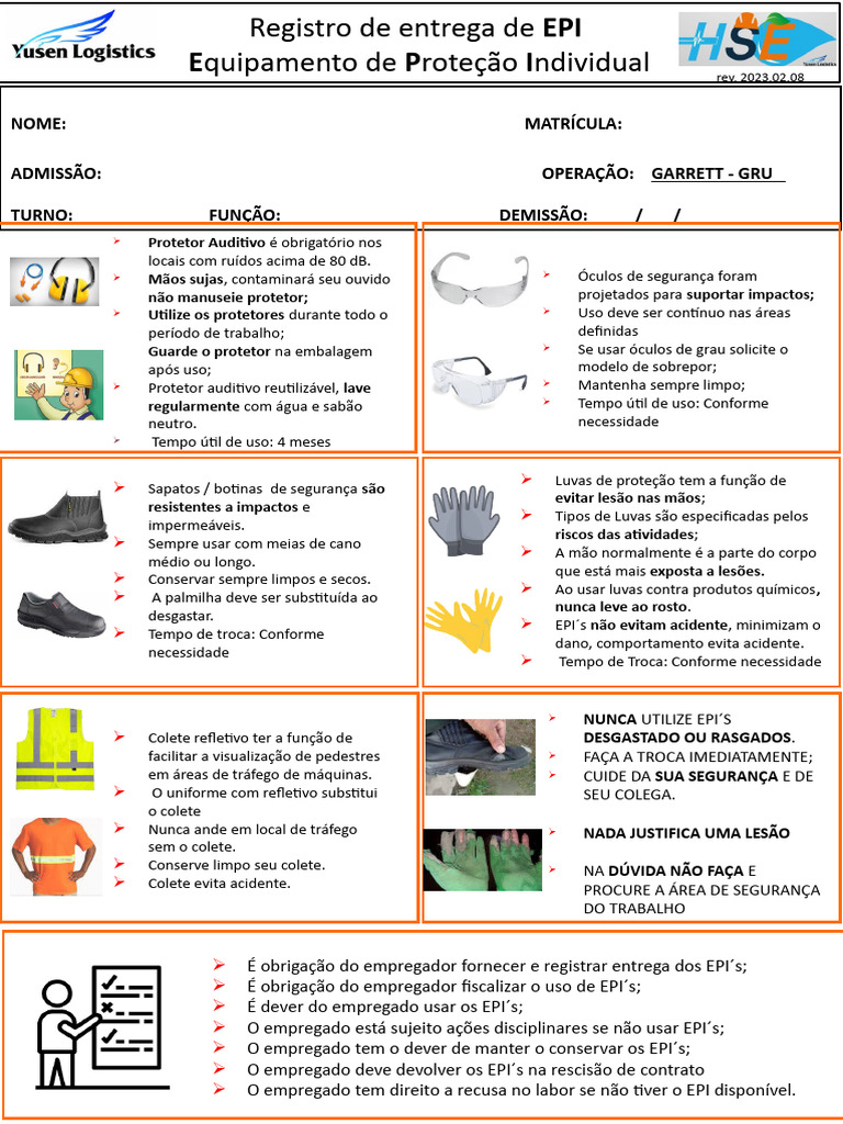 Formulario Epi | PDF