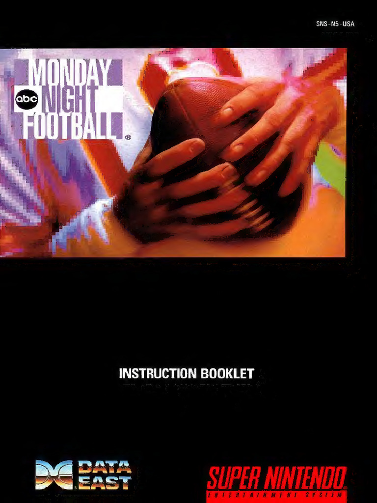 ABC's Monday Night Football Game Guide | PDF | American Football | Team ...