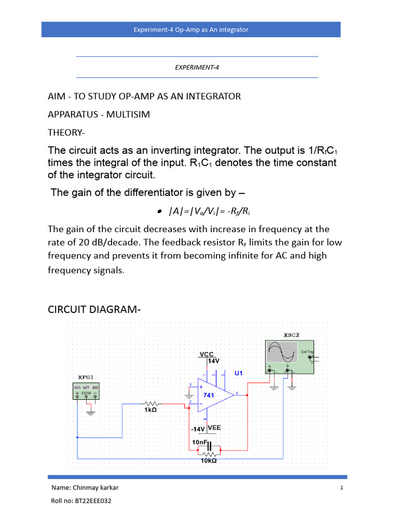 Integrator | PDF