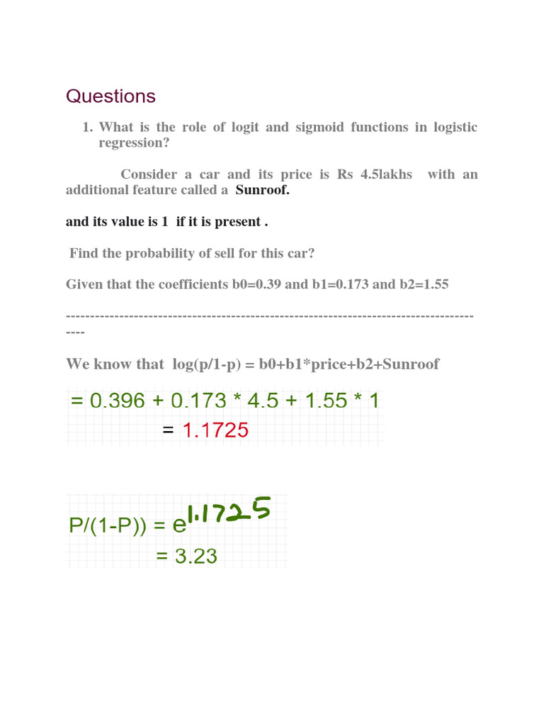 Logistic Regression Example Illustrated | Download Free PDF | Logistic ... Logistic Regression Example Illustrated | Download Free PDF | Logistic ...