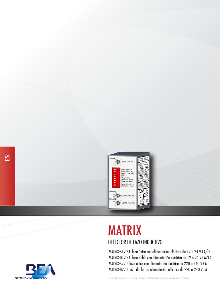 Ug Matrix S D Es | PDF | Ingenieria Eléctrica | Electricidad