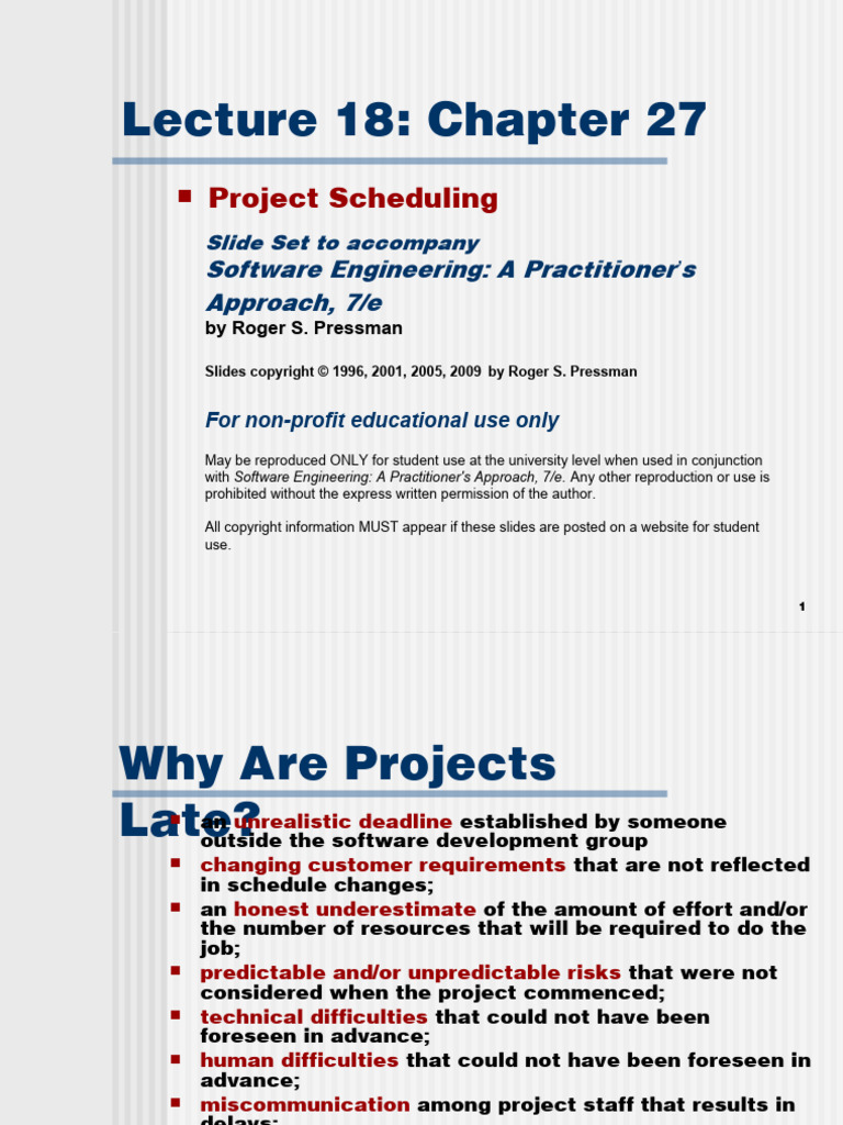 Unit V - 4 Project-Scheduling | Download Free PDF | Scope (Computer Science) | Feasibility Study