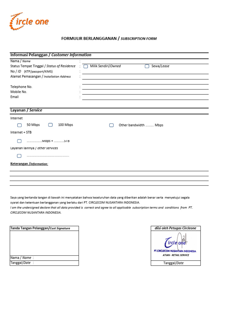 Form Regis Apartment D8 2022 | PDF