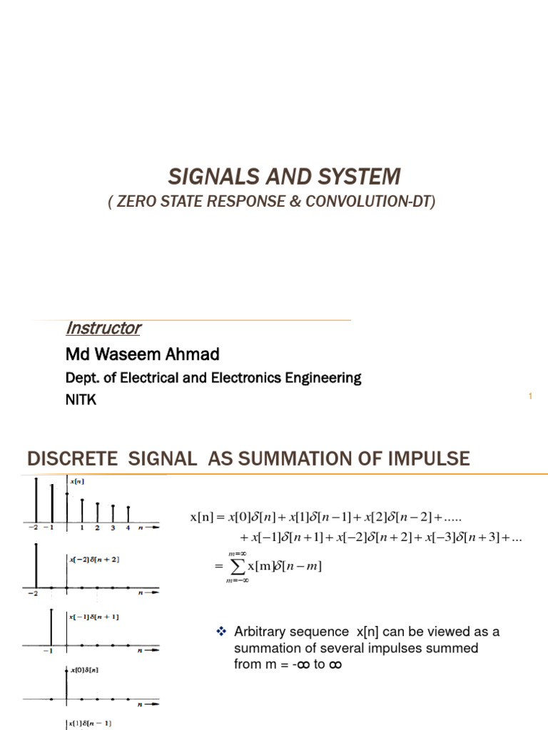 Convolution in LTI Systems | PDF | Convolution | Computational Science