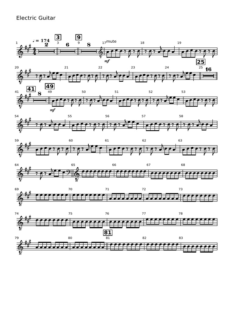 Electric Guitar | PDF | Guitar Family Instruments | Guitars