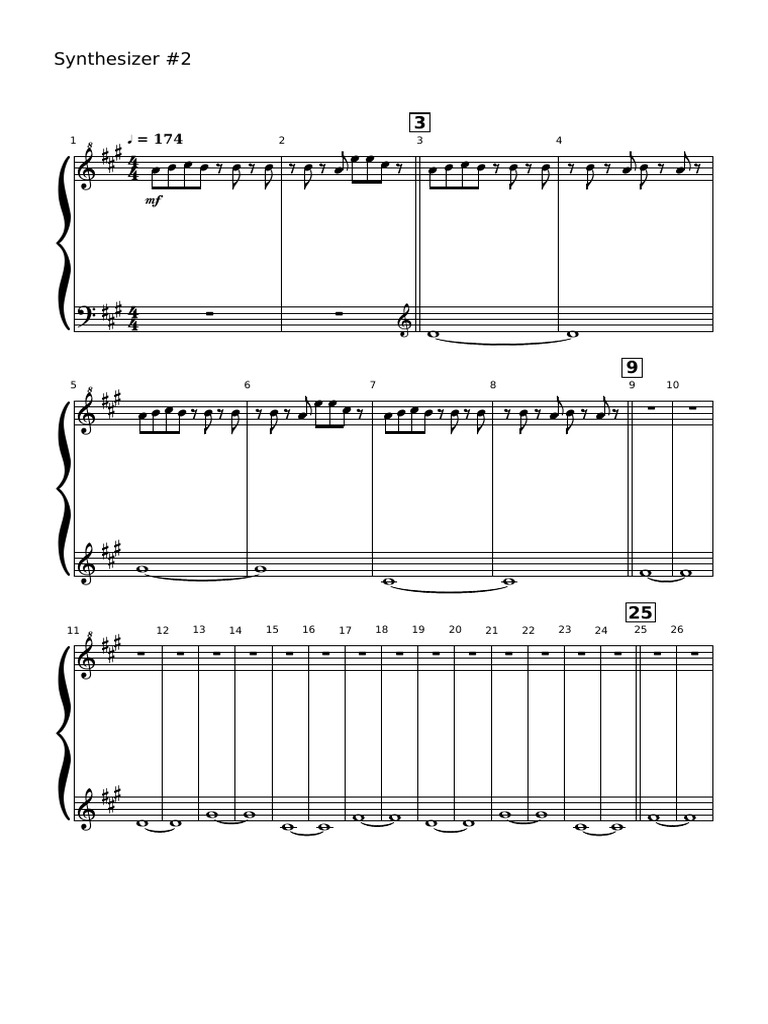 Synth 2 | PDF | Electronic Music | Musical Instruments