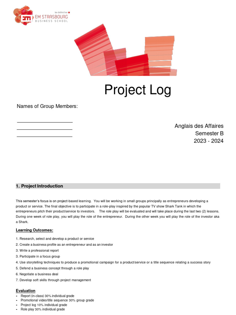 2A PGE Project Log 2023-2024 | PDF | Copyright | Profanity
