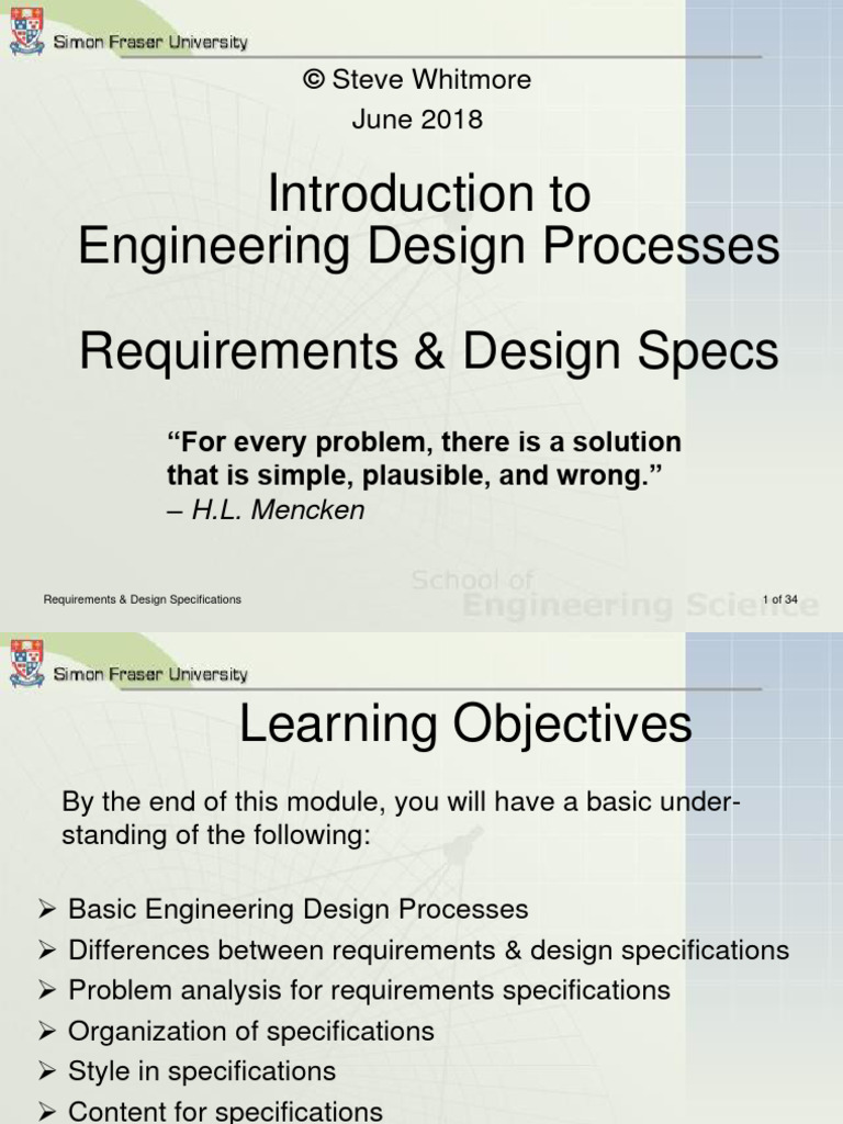 Design and Specifications | PDF | Specification (Technical Standard ...