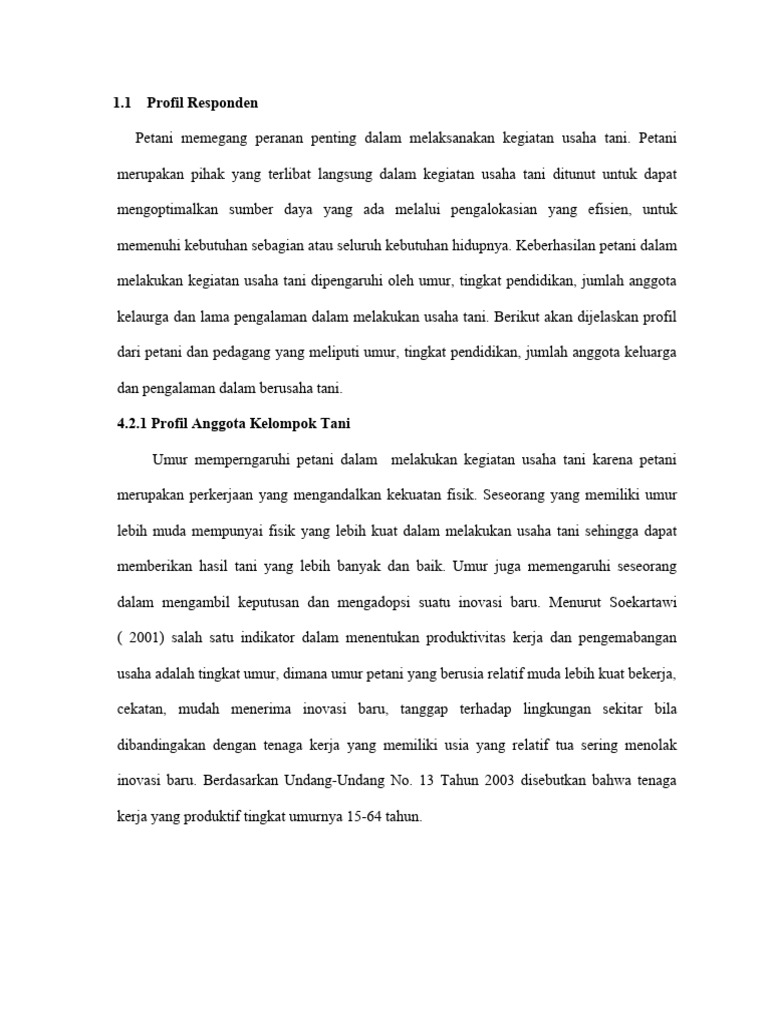 Profil Responden | PDF