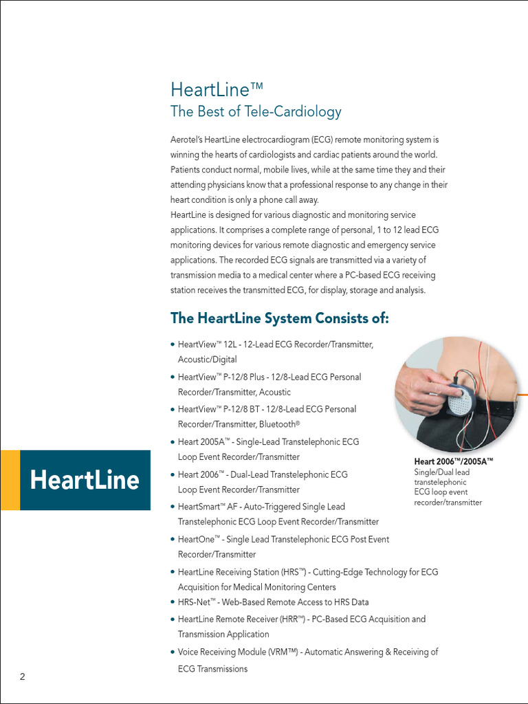 Aerotel Catalog 2010 Heartline | PDF | Electrocardiography | Frequency ...