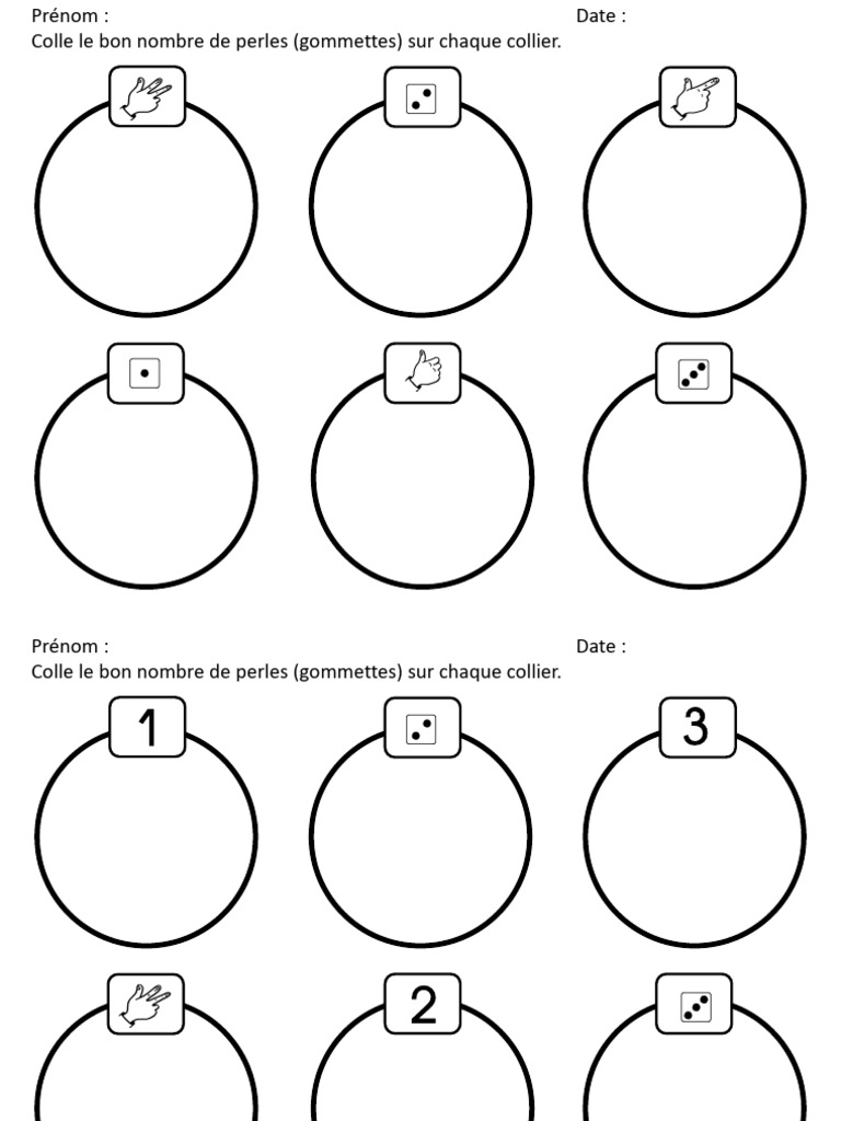 Activité gommettes pour petite section | PDF