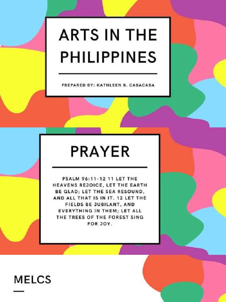 Module 1 Contemporary Arts | PDF