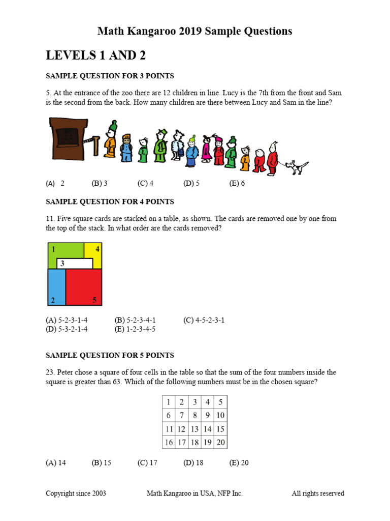 2019 MK Sample Questions | PDF | Vertex (Graph Theory) | Mathematics