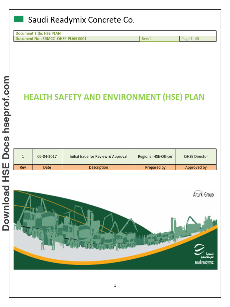 HSE Plan Hseprof Com 1704803942 | PDF | Risk | Occupational Safety And Health