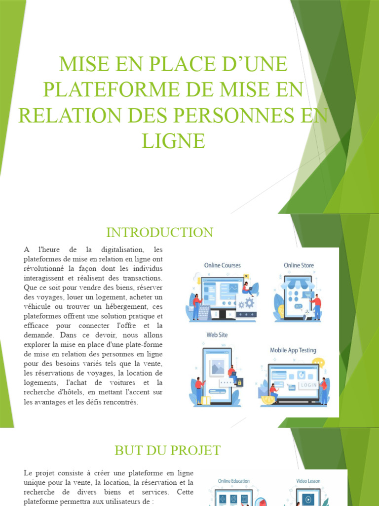 Mise en Place D'une Plateforme | PDF | Commerce électronique | Sodles Mise en Place D'une Plateforme | PDF | Commerce électronique | Sodles
