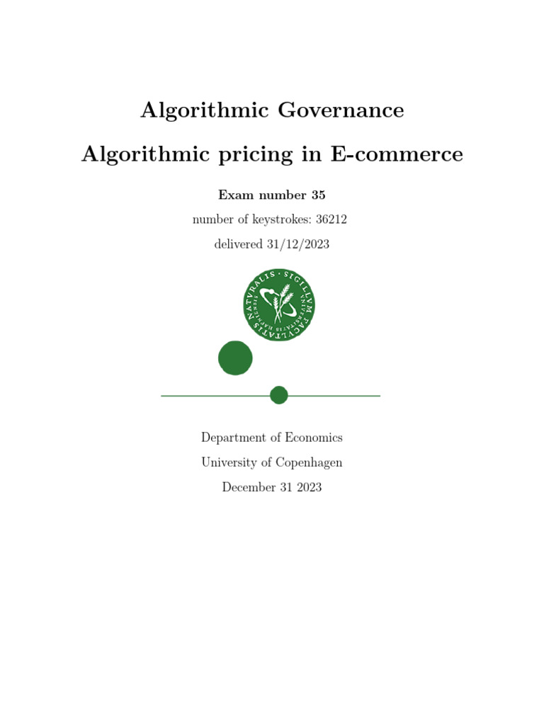 Algorithmic Governance | PDF | Pricing | Artificial Neural Network Algorithmic Governance | PDF | Pricing | Artificial Neural Network