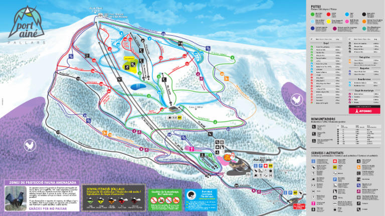 Planol Pistes Portaine 2020 2021 | PDF