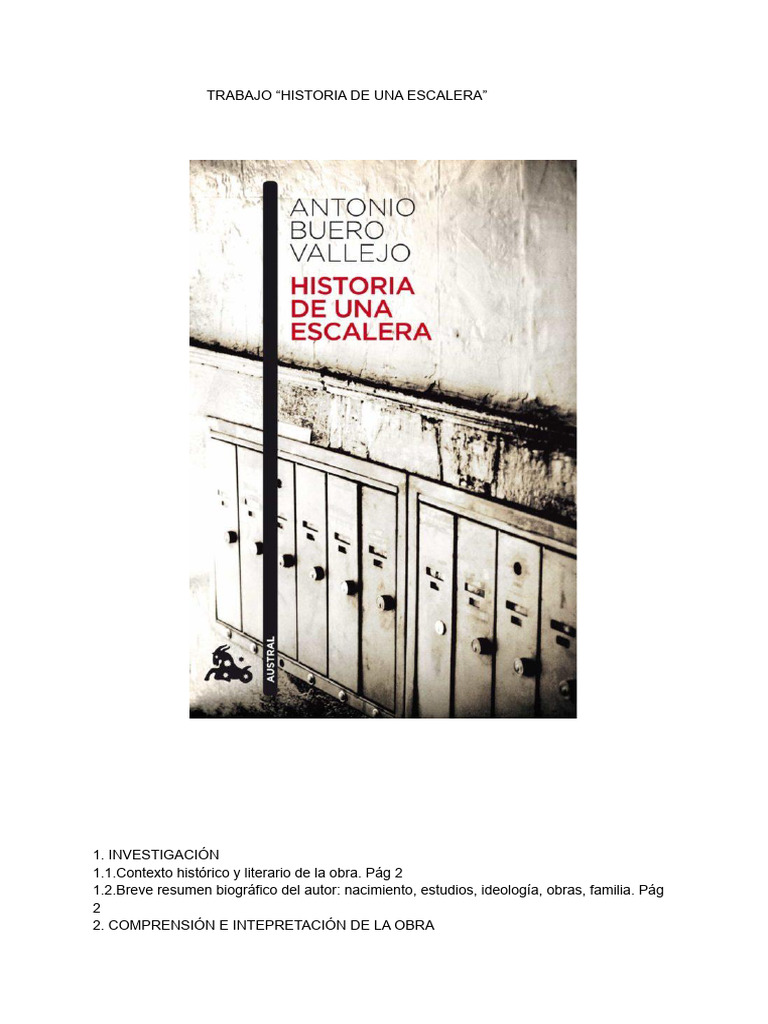 Historia de una escalera | PDF
