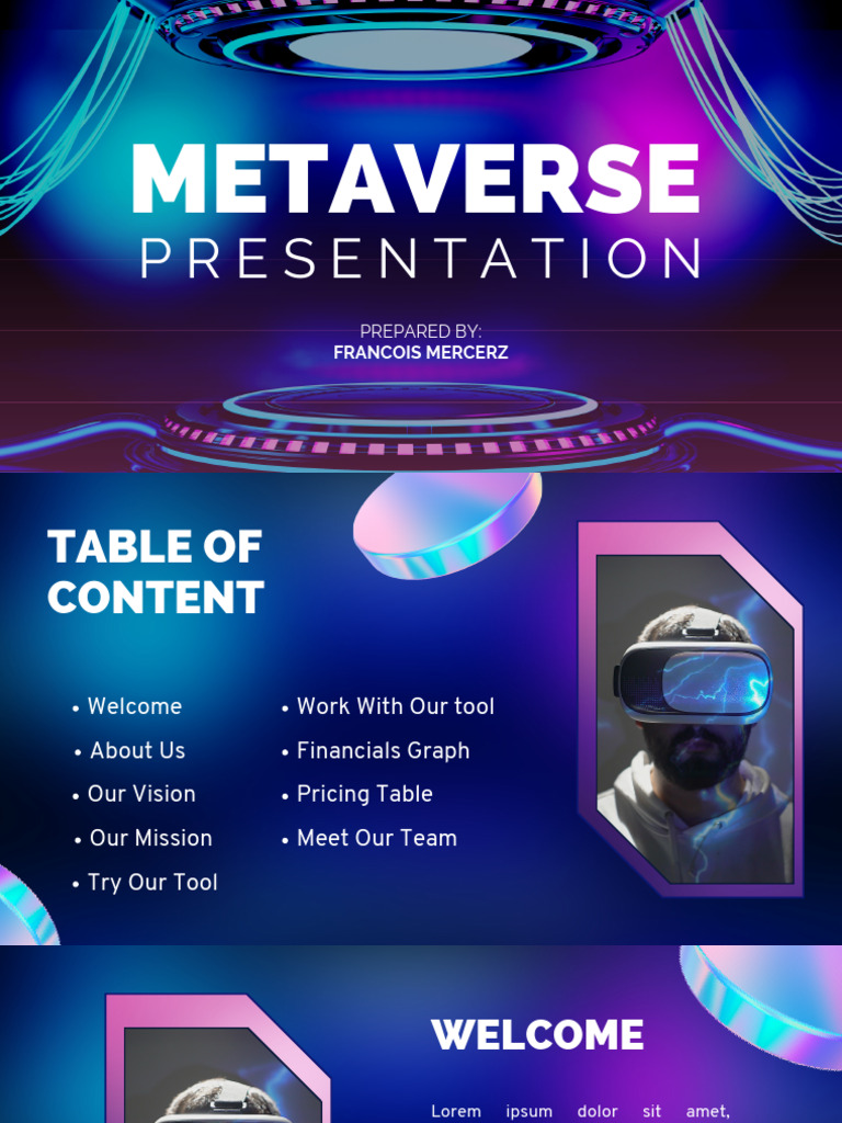 Purple Modern Metaverse Presentation | PDF