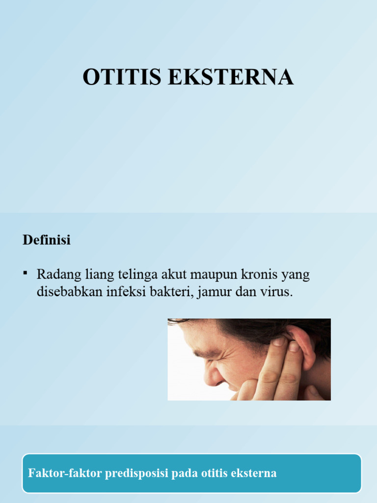 Panduan Otitis Eksterna | PDF | Sains & Matematika