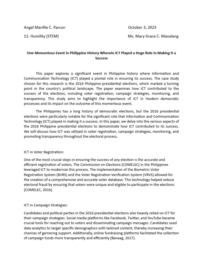 E - Tech Assignment | PDF | Educational Technology | Elections