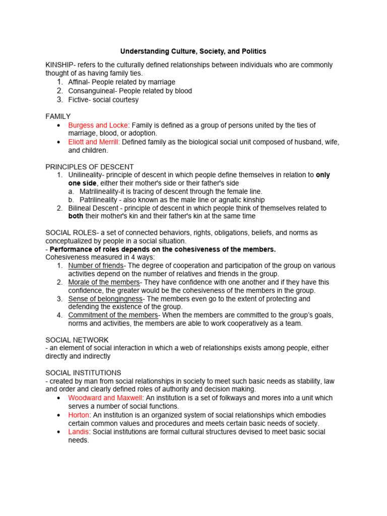 UCSP Q2 Reviewer | PDF | Social Inequality | Discrimination & Race Relations