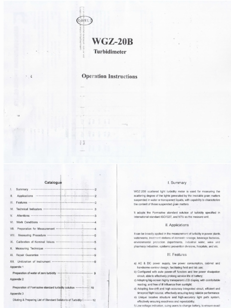 WGZ 20B | PDF