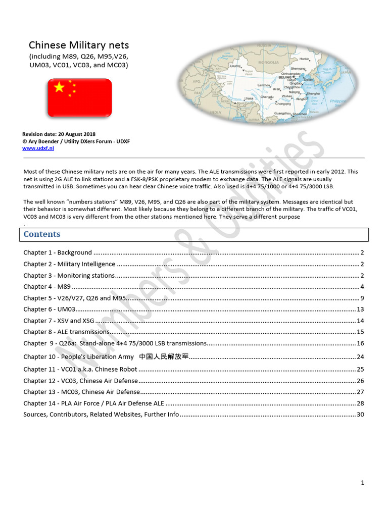 Chinese Military Nets | PDF | People's Liberation Army | Signals ...
