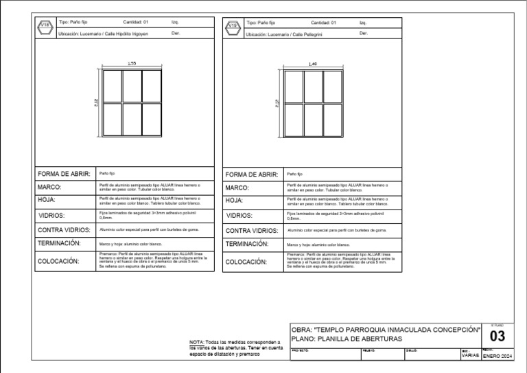 Planos de Aberturas | Descargar gratis PDF | Ingeniería de Edificación ...