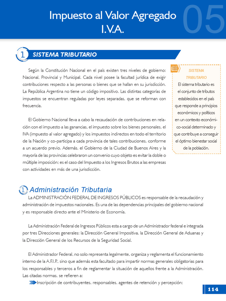 IVA de Sic Angrisani 4to 114-120 | PDF | Impuesto al valor agregado | Impuestos