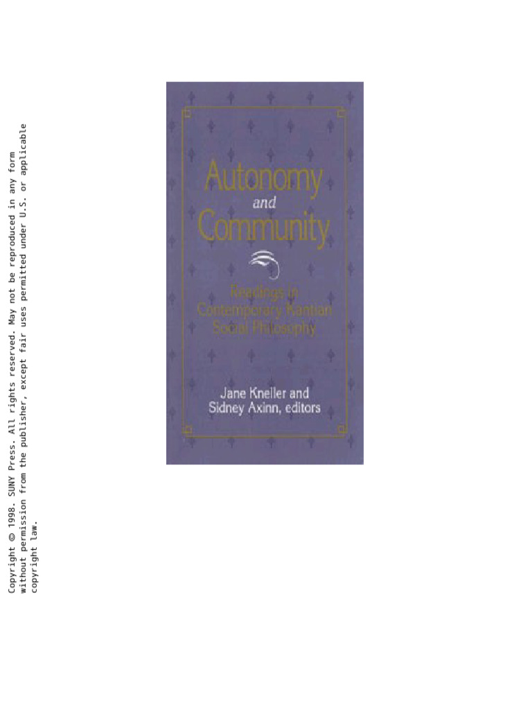 Kneller-ed-Autonomy and Community-Readings on Kant's Social Theory-bk-c ...
