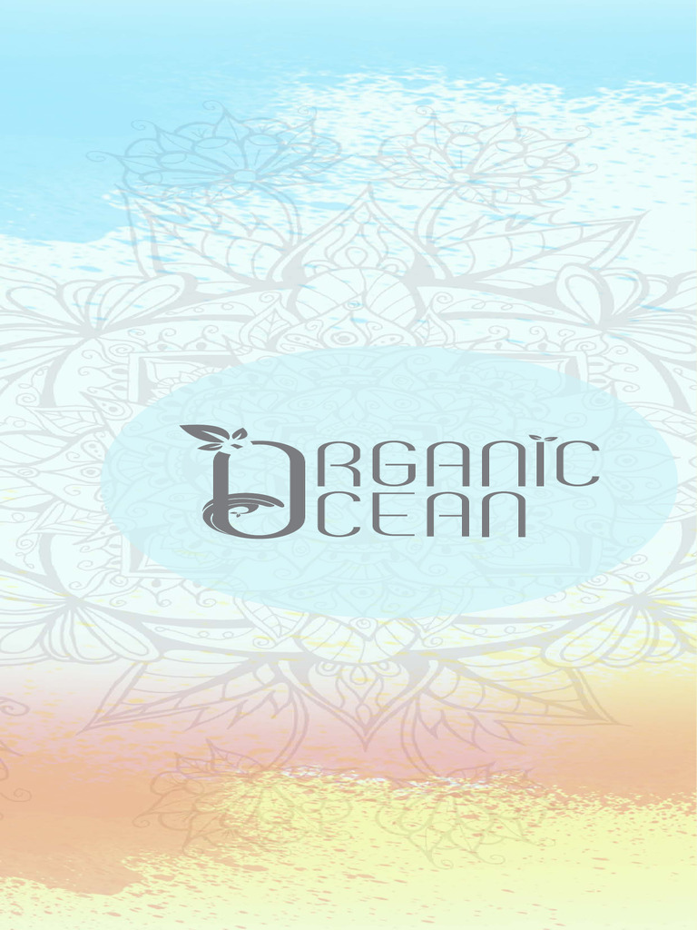 Organic Ocean Menu | PDF | Sushi | Sauce