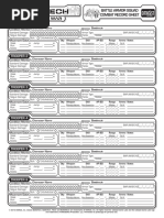 BattleTech Record Sheets: Clan Elemental Battle Armor (Space) | PDF ...