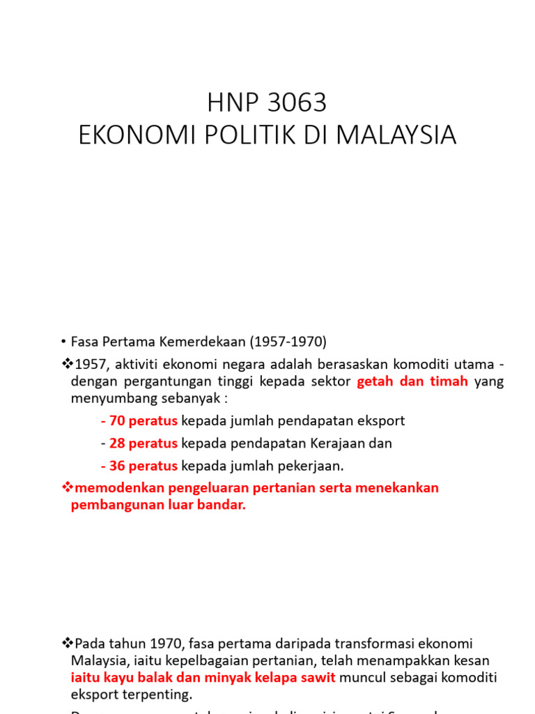 11 & 12 - Bhgn2-Sektor Utama Ekonomi Negara | PDF