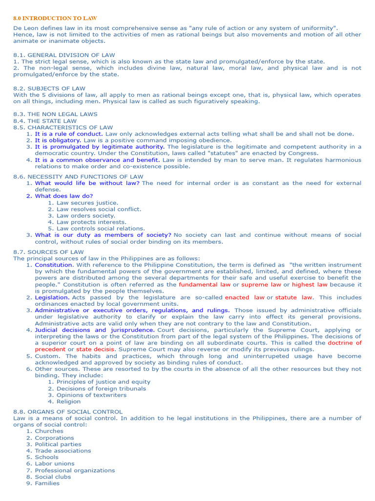 CE Laws | PDF | Negligence | Sources Of Law