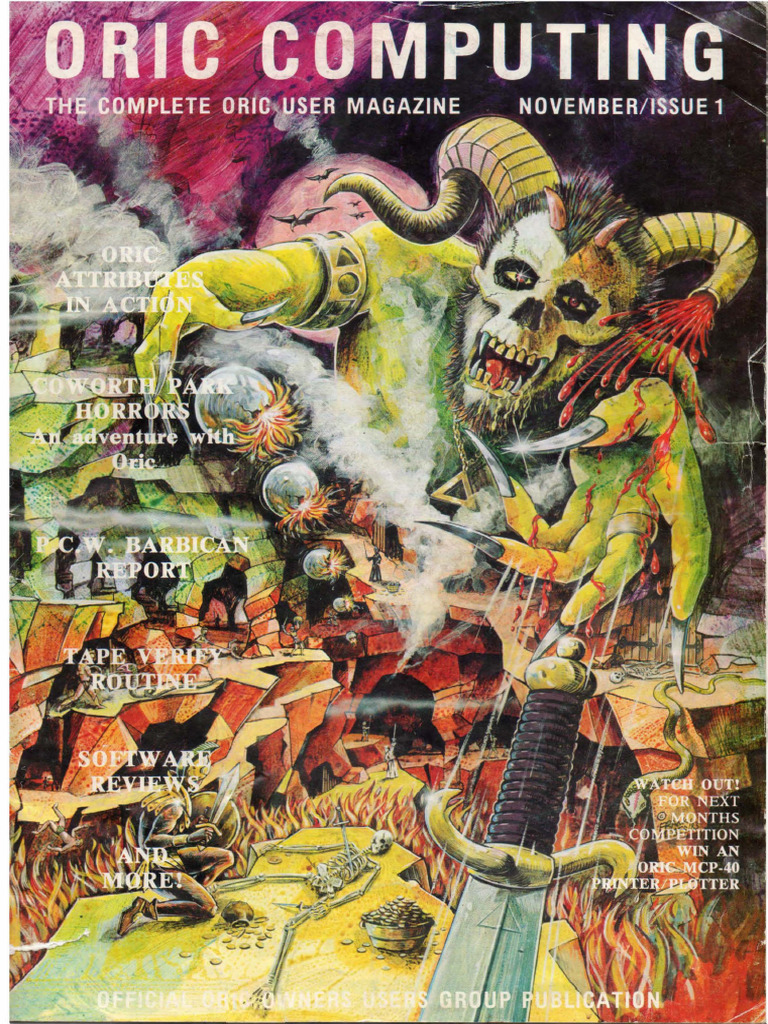Oric User Magazine Nov 1983 | PDF | Computing | Computer Science