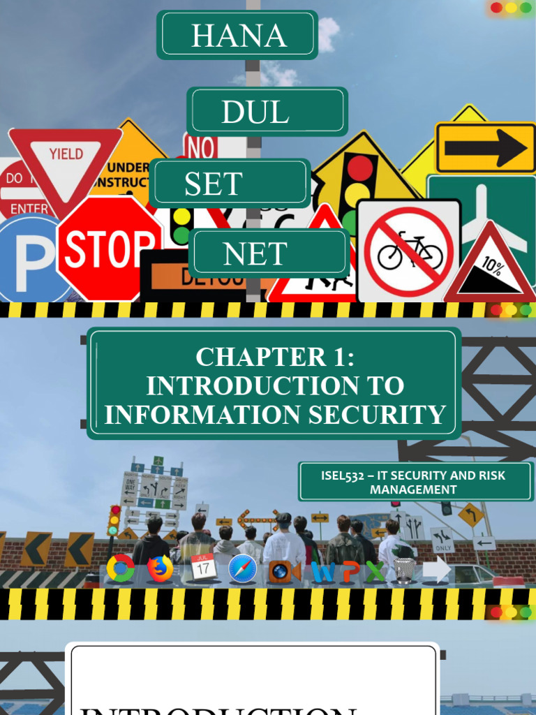 Isel532 - Chapter One | PDF | Information Security | Security