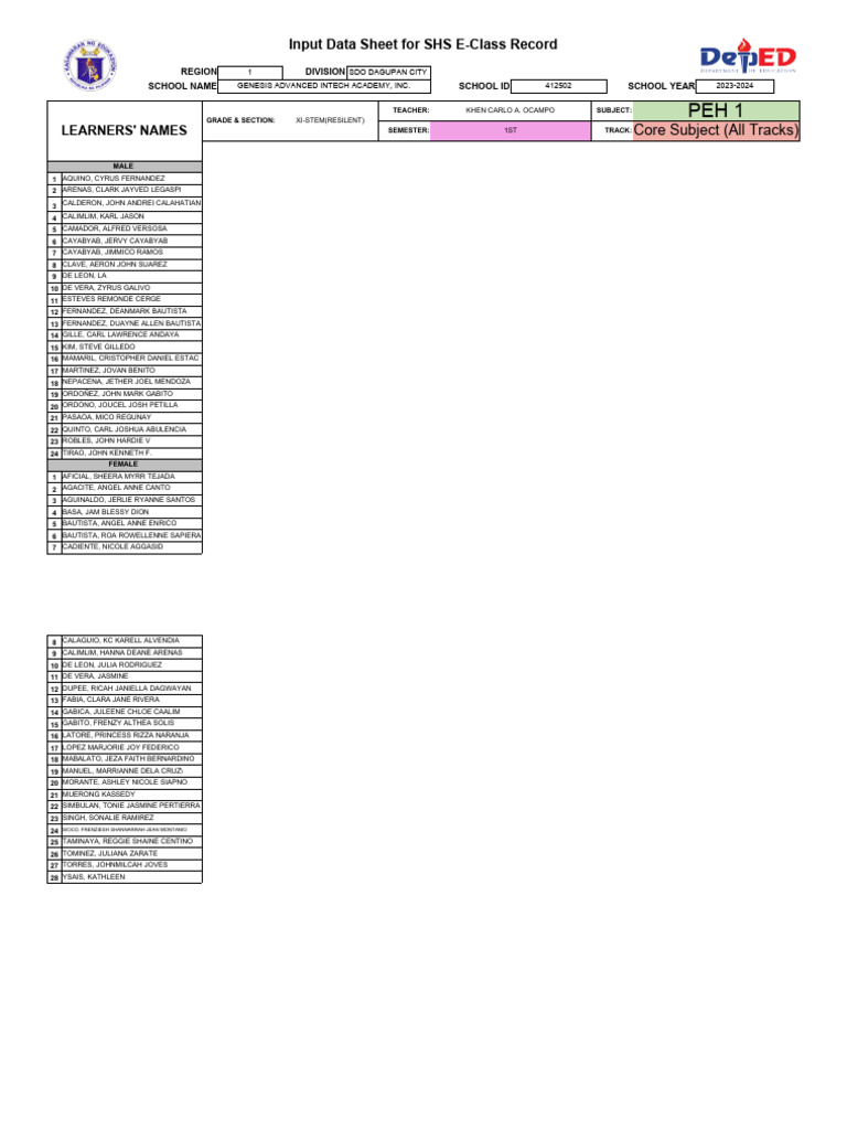 11 Stem e Class | PDF
