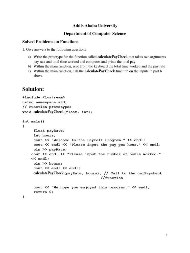 Worked Problems On Functions Pdf